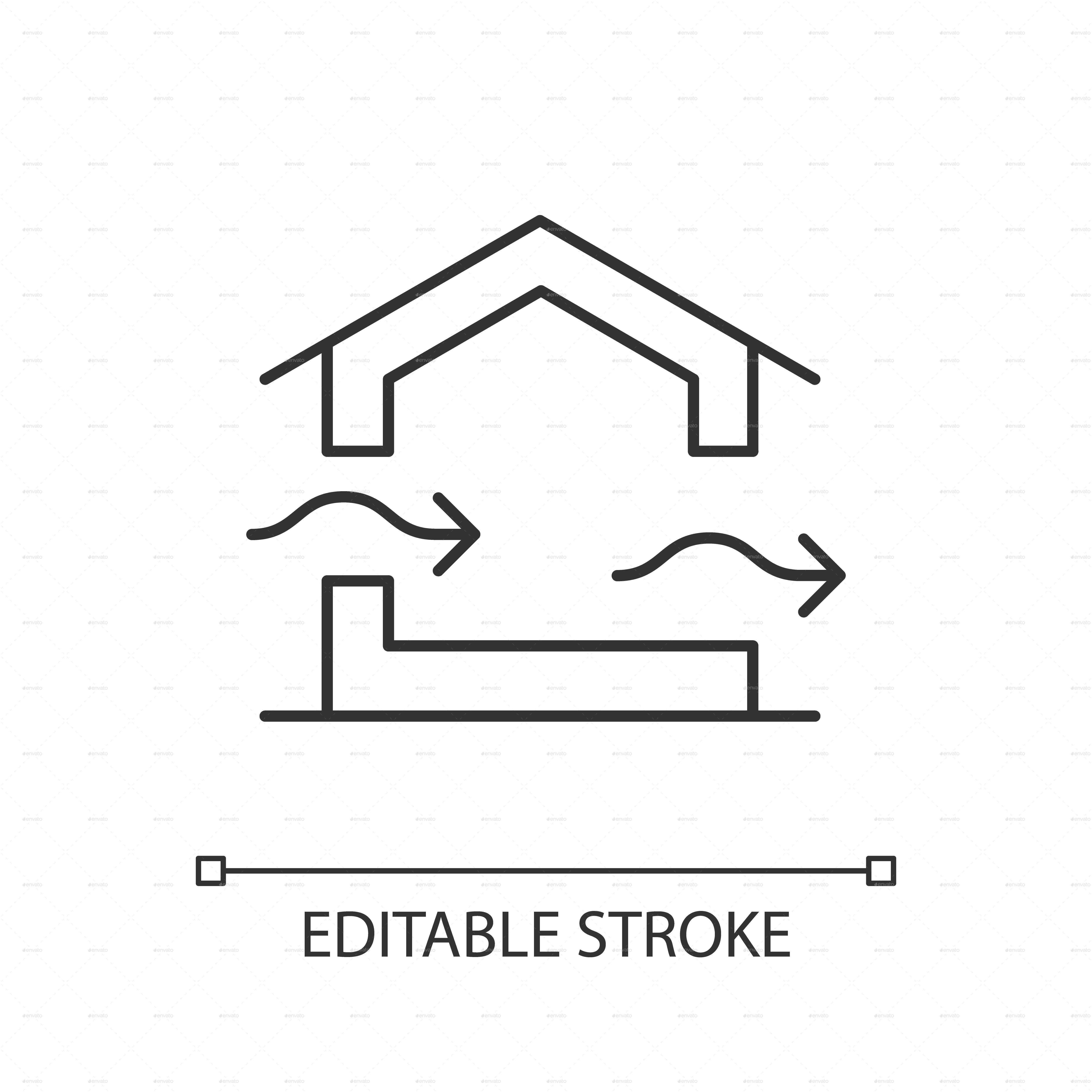 Net Zero Strategies Linear Icons Set, Icons | GraphicRiver