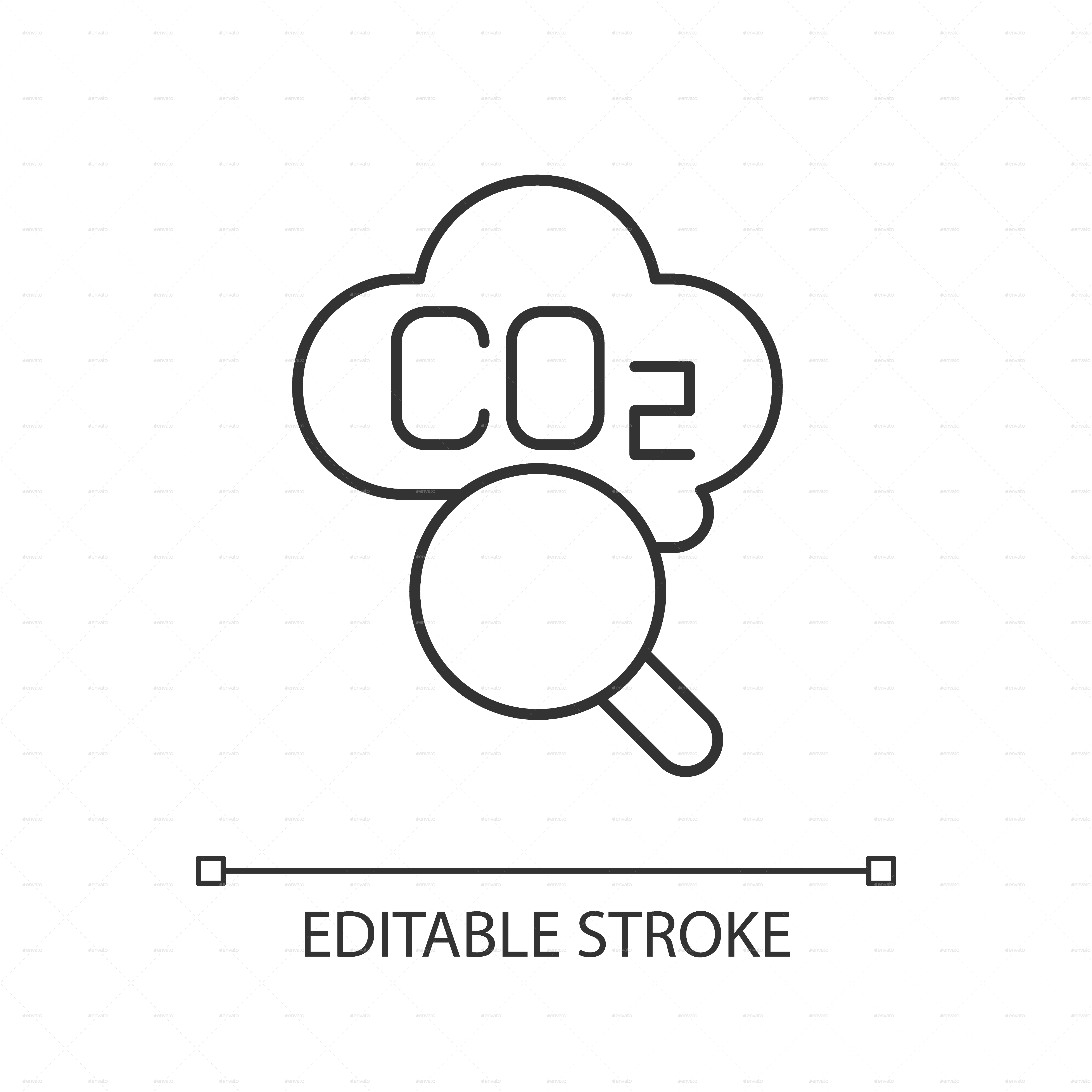 Net Zero Strategies Linear Icons Set, Icons | GraphicRiver