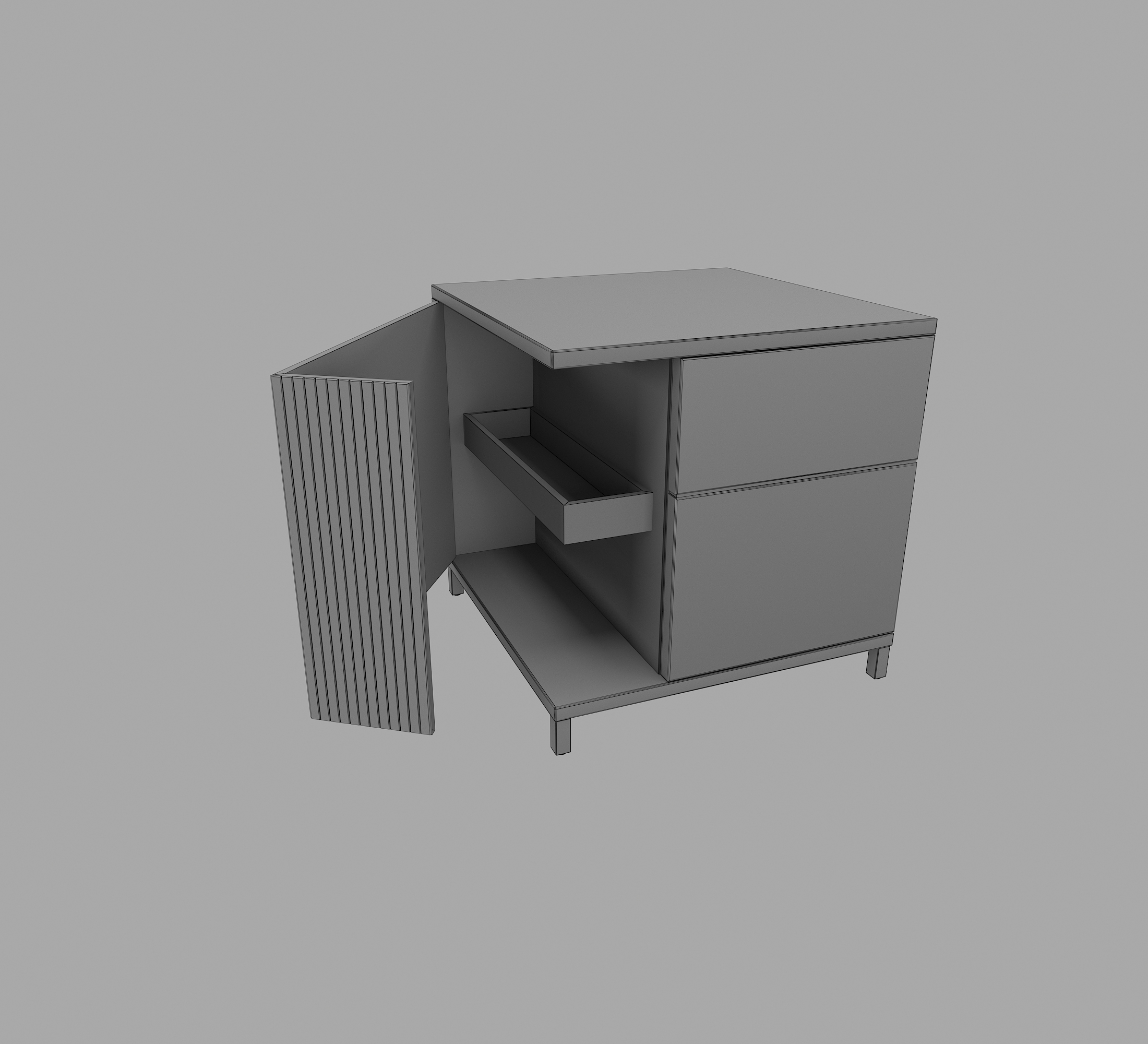 Wooden Cabinet by haythamsaid | 3DOcean