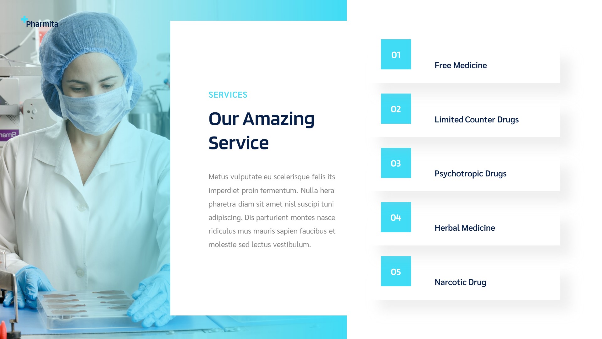 Pharmita - Pharmacy Laboratory & Drugstore Google Slides Template ...