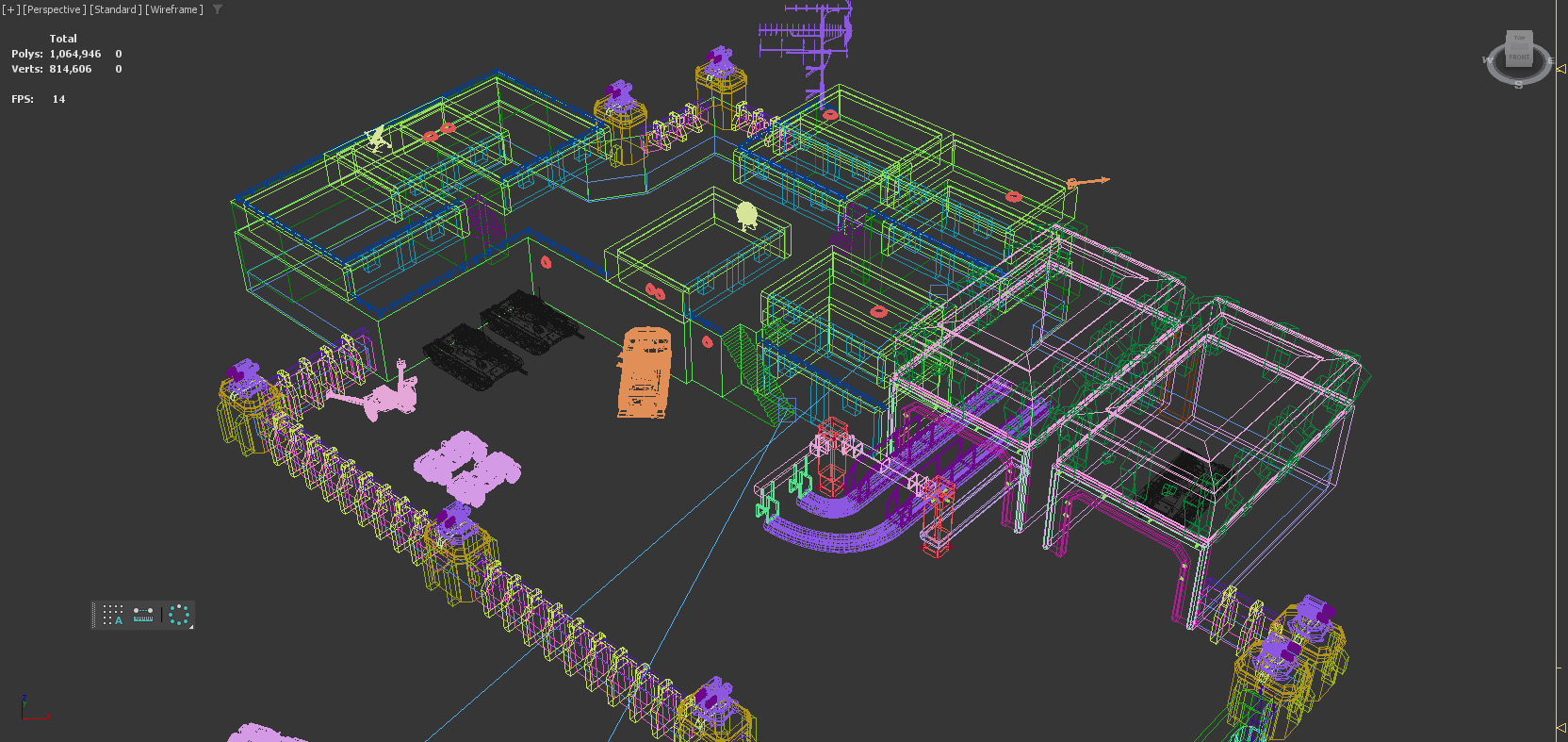 3D army base / military base concept low poly for games by lancerdoom1