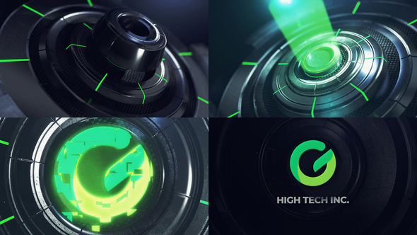 Circular 3D Tech logo Reveal, After Effects Project Files | VideoHive