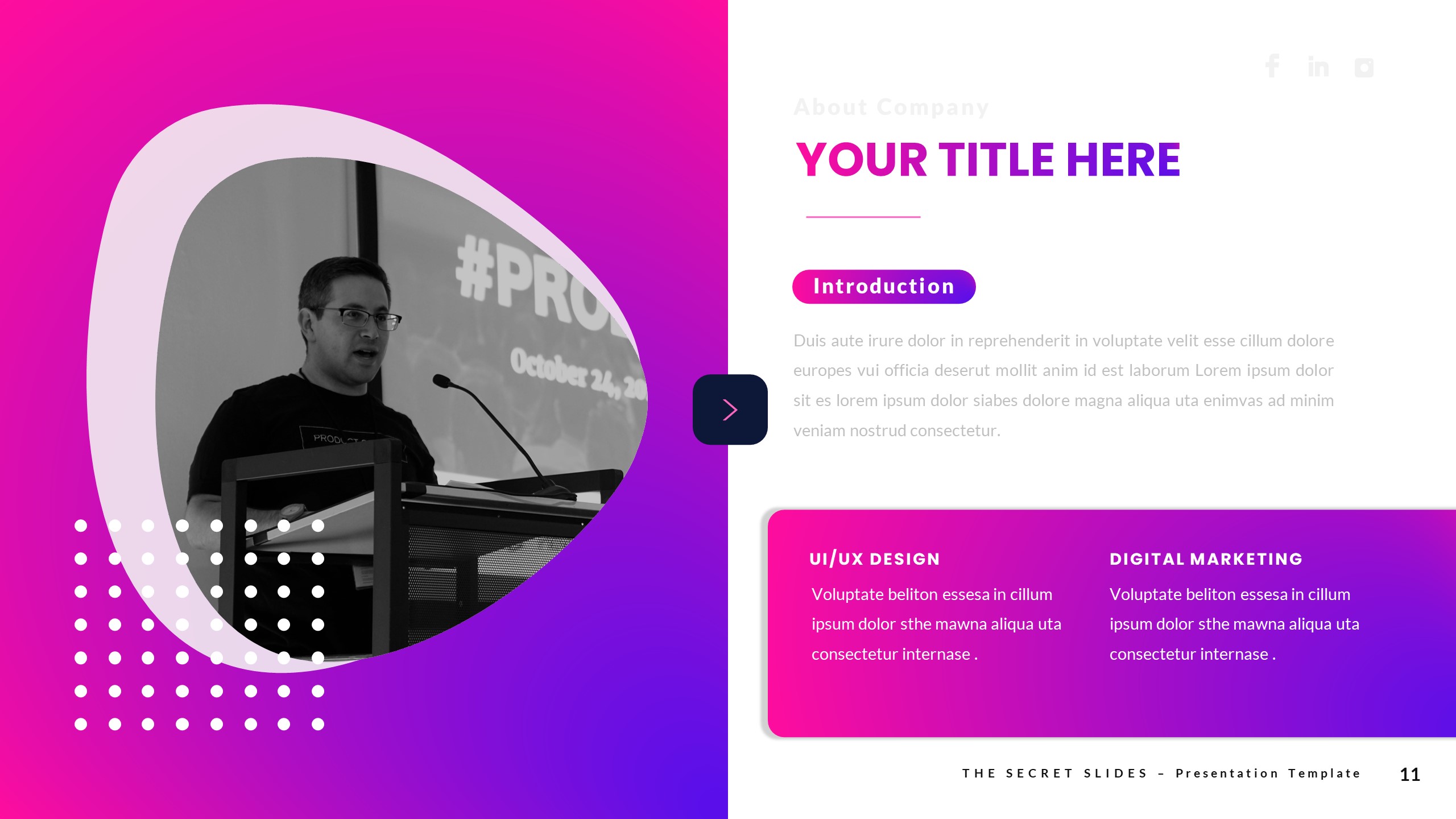 The Secret Slides - Powerpoint Template Business Plan, Presentation ...