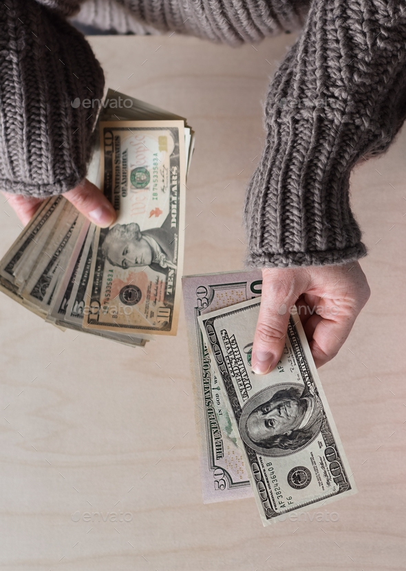 Female hands paying with cash money Stock Photo by JulieAlexK | PhotoDune
