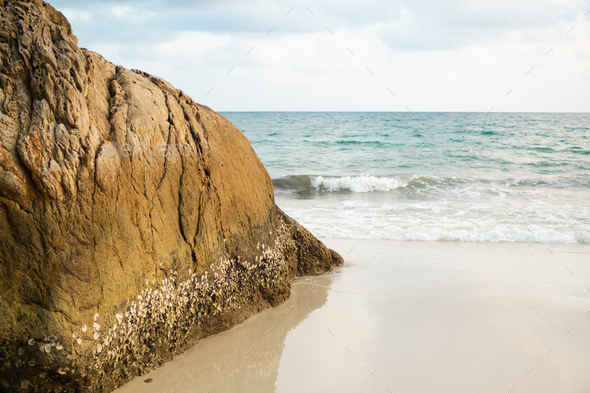 Pile Sand with stone background Stock Photo by wing-wing | PhotoDune