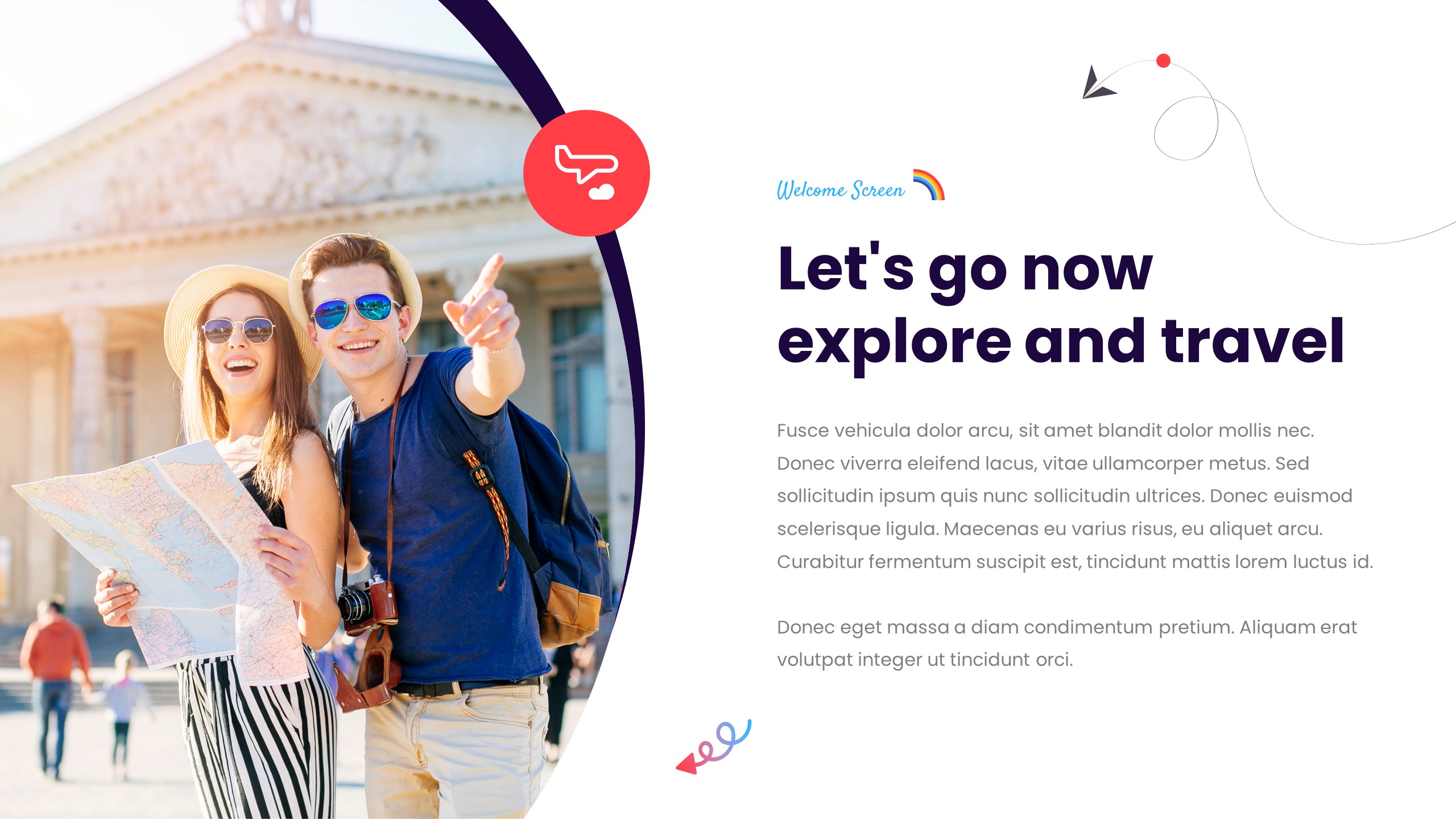 Rosallia - Tour & Travel Powerpoint Template, Presentation Templates