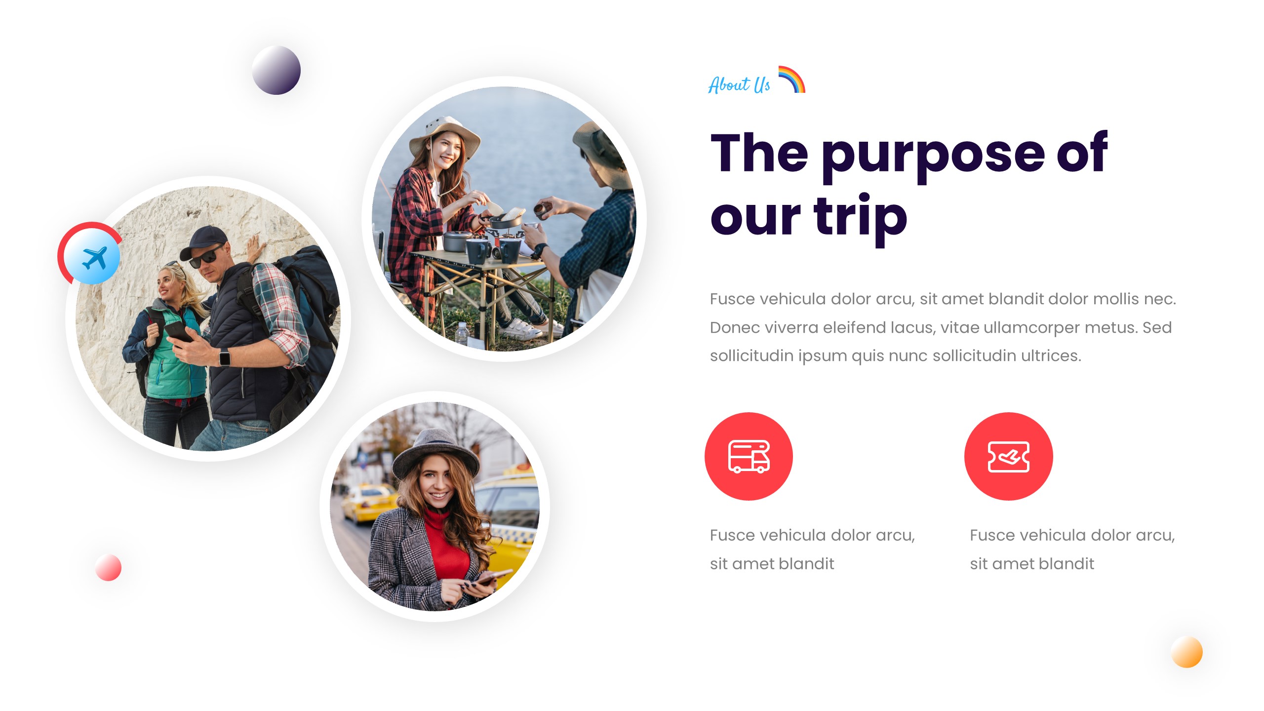 Rosallia - Tour & Travel Powerpoint Template, Presentation Templates