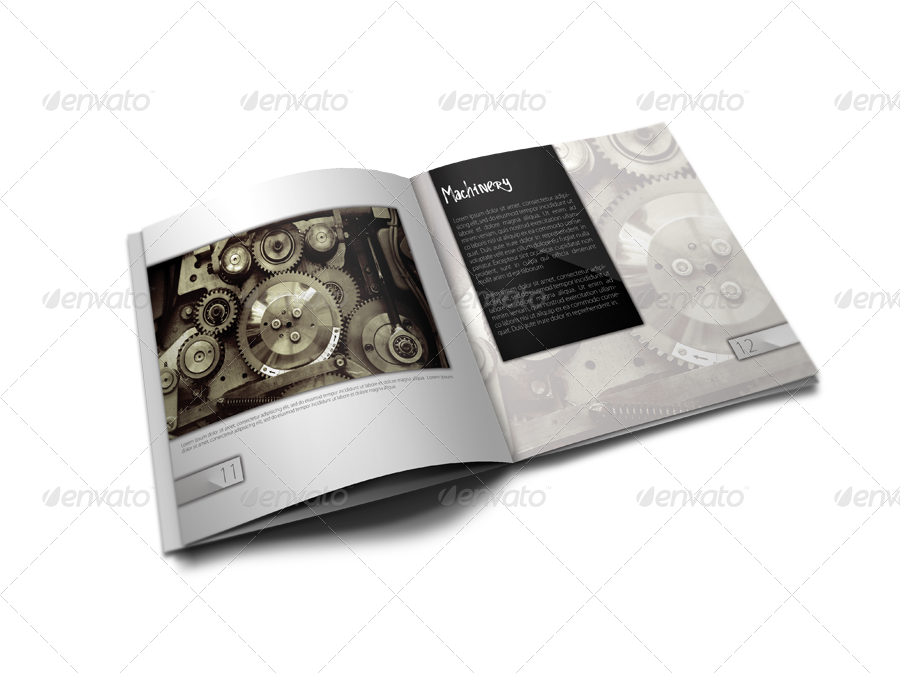 Square Photo Album & Brochure, Print Templates | GraphicRiver