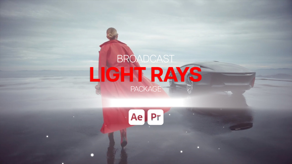Broadcast Light Rays, After Effects Project Files | VideoHive