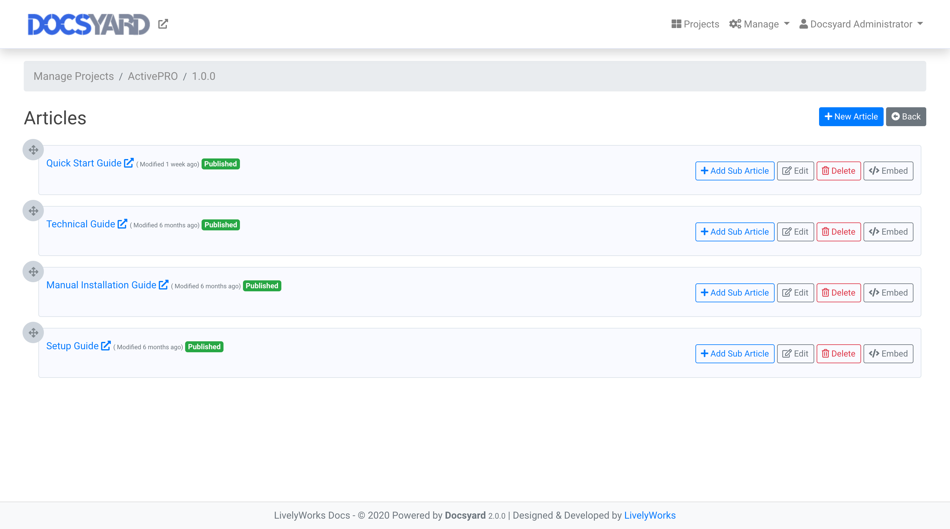 Docsyard - Easy Documentation Tool by livelyworks | CodeCanyon