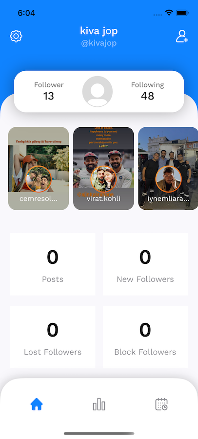 Follower Analytics for Instagram, iOS by akmindsoft1 | CodeCanyon