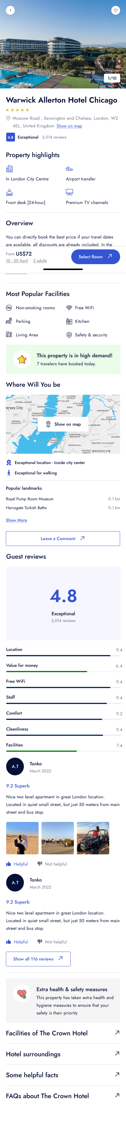 GoTrip - Travel & Tour Booking App Figma Template by CreativeLayers