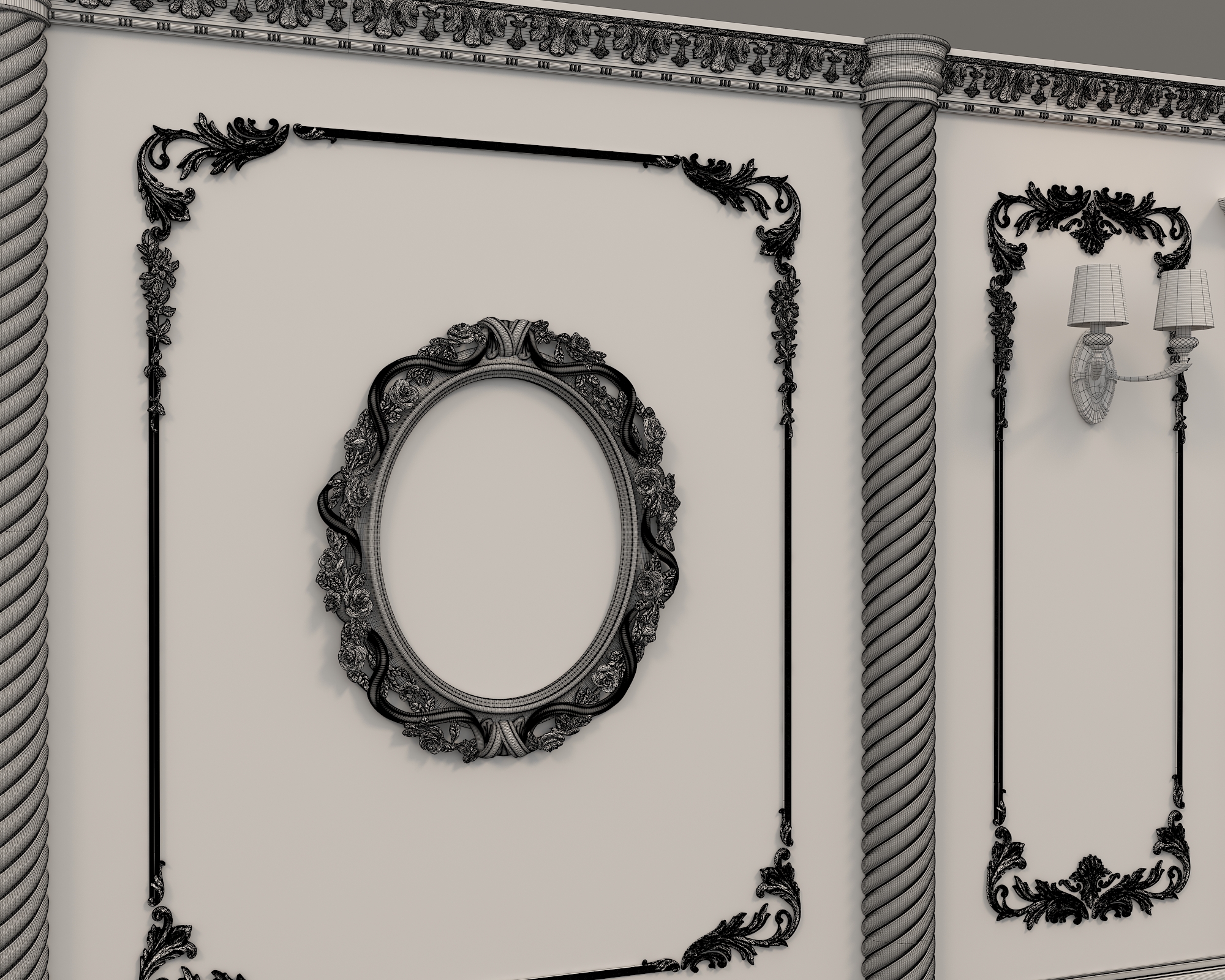 Classic Interior Wall Decoration 10 by nhattuankts | 3DOcean