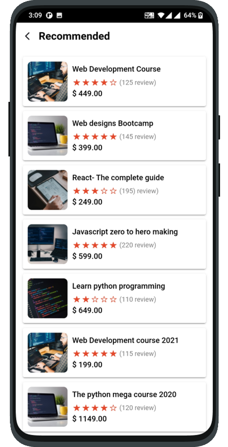 Ionic LMS App Template | Course App Template Ionic | Udemy Clone Ionic by camelcasetechnology