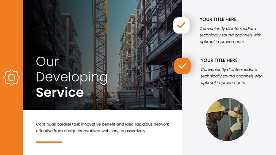 Builder - Construction Business Powerpoint Presentation, Presentation ...