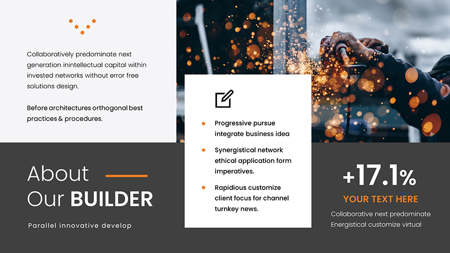 Builder - Construction Business Powerpoint Presentation, Presentation ...