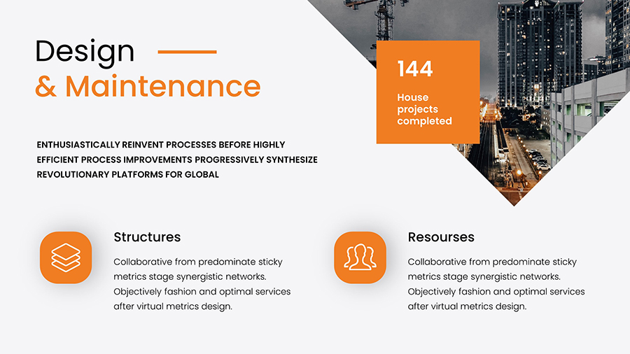 Builder - Construction Business Powerpoint Presentation, Presentation ...