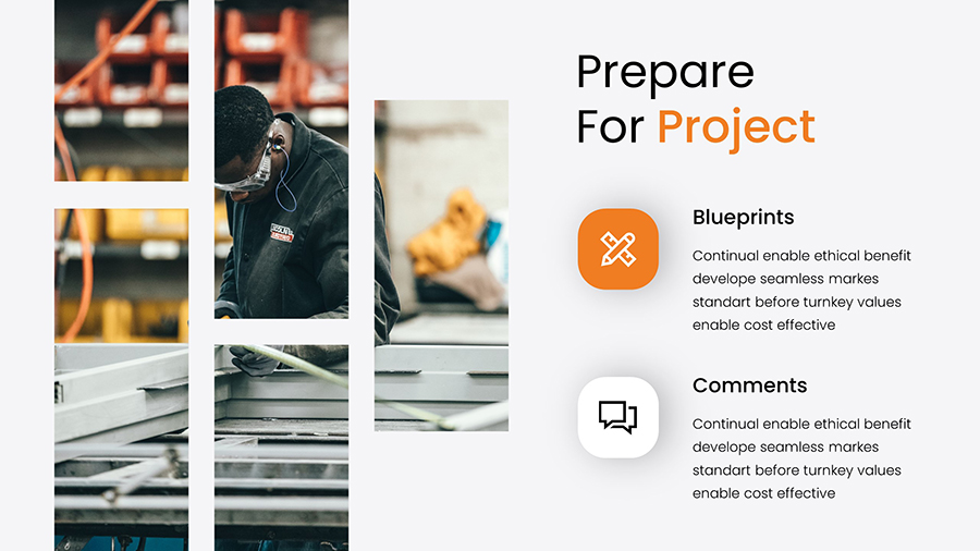 Builder - Construction Business Powerpoint Presentation, Presentation ...