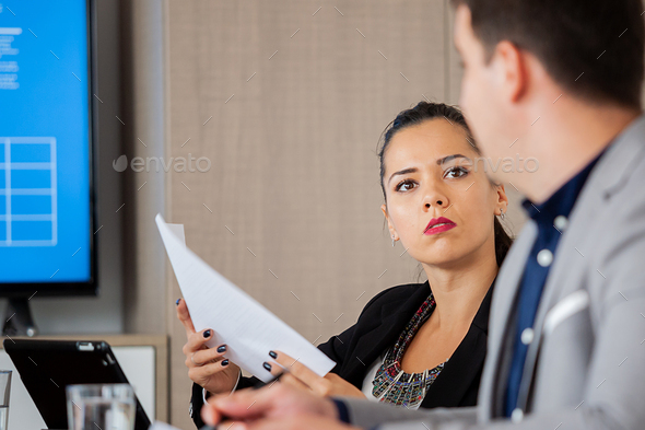 Thinking about the best option for their business Stock Photo by DC_Studio