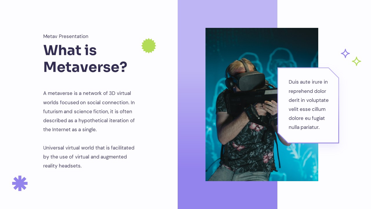Metav - Metaverse PowerPoint Presentation, Presentation Templates ...