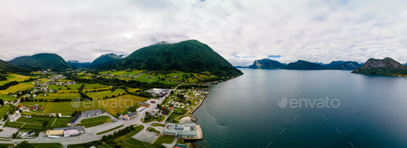 Voll Rauma village, Norway Stock Photo by mvaligursky | PhotoDune