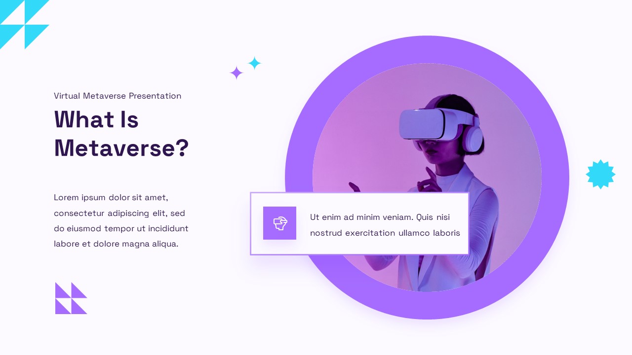 Virtual - Metaverse PowerPoint Presentation, Presentation Templates