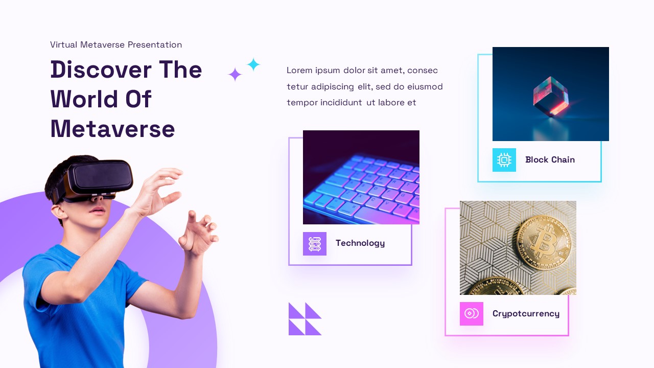 Virtual - Metaverse PowerPoint Presentation, Presentation Templates