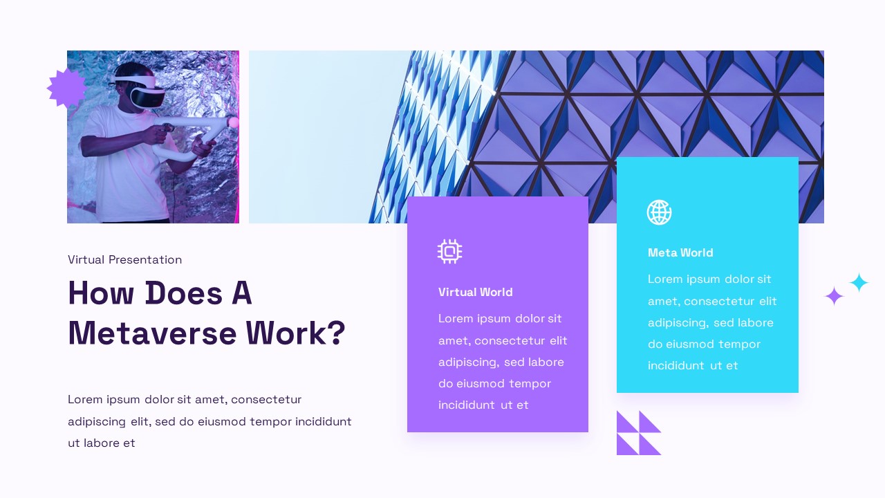 Virtual - Metaverse PowerPoint Presentation, Presentation Templates