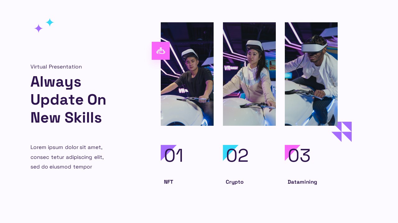 Virtual - Metaverse PowerPoint Presentation, Presentation Templates