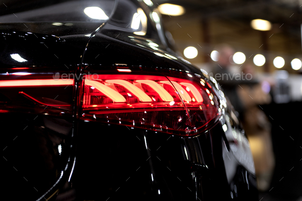 Modern backlights of the car. Stock Photo by zelmab | PhotoDune