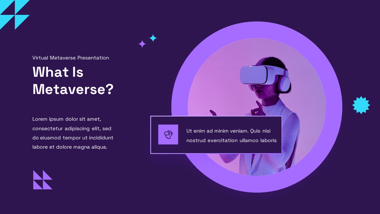 Virtual - Metaverse Keynote Presentation, Presentation Templates ...