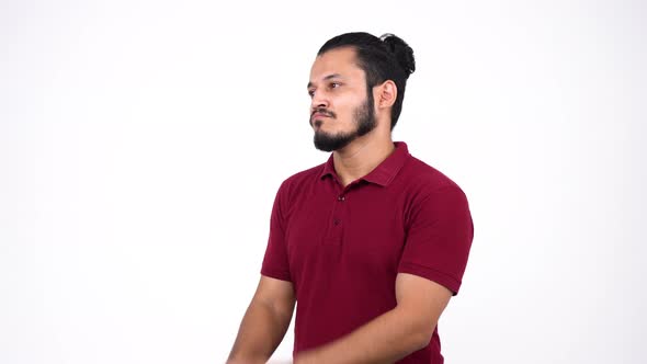 Indian man waiting for someone, Stock Footage | VideoHive