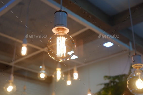 closeup light bulb electricity idea innovation symbol Stock Photo by ...