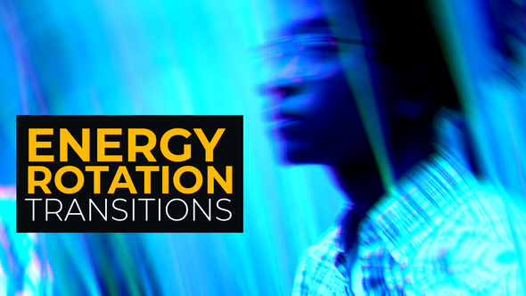 Energy Rotation Transitions, DaVinci Resolve Templates | VideoHive