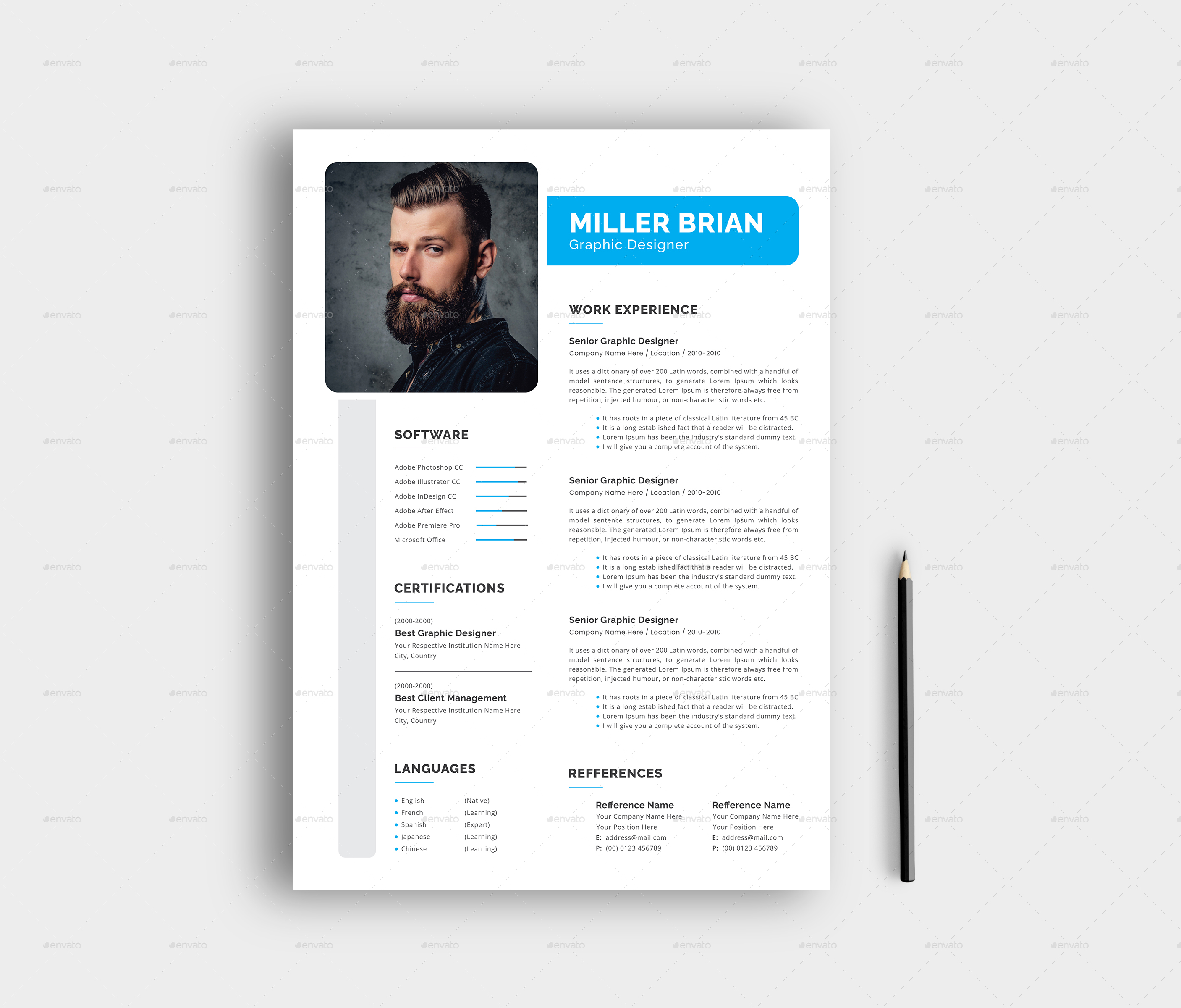 Resume, Print Templates | GraphicRiver