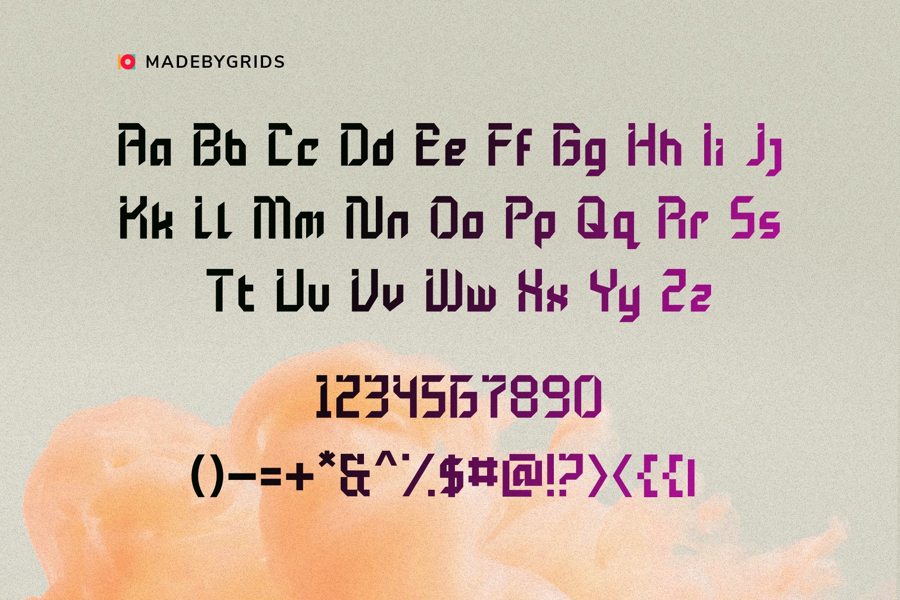 Blade Letter Font Display, Fonts | GraphicRiver