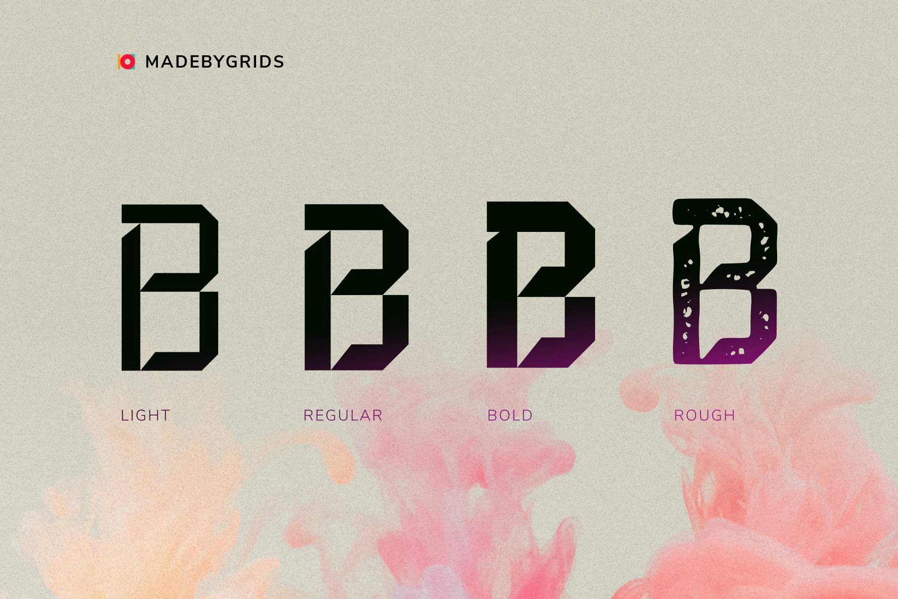 Blade Letter Font Display, Fonts | GraphicRiver