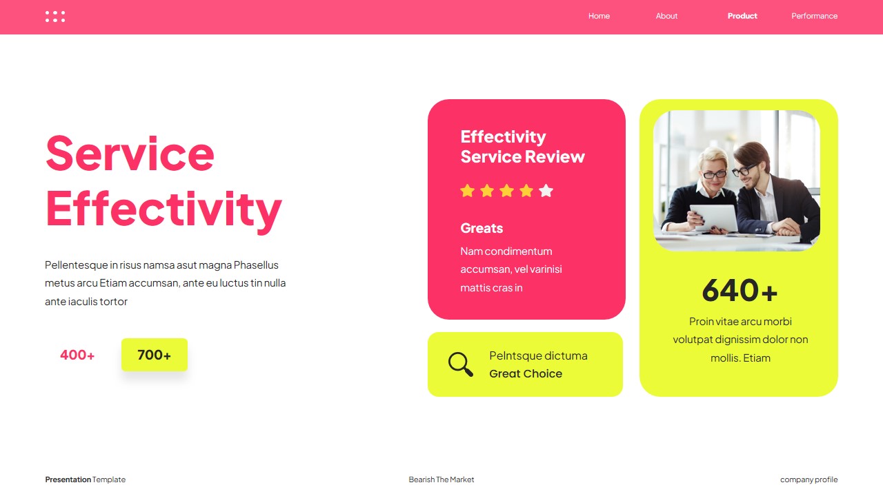 Creative Red Lime Company Profile Presentation, Presentation Templates