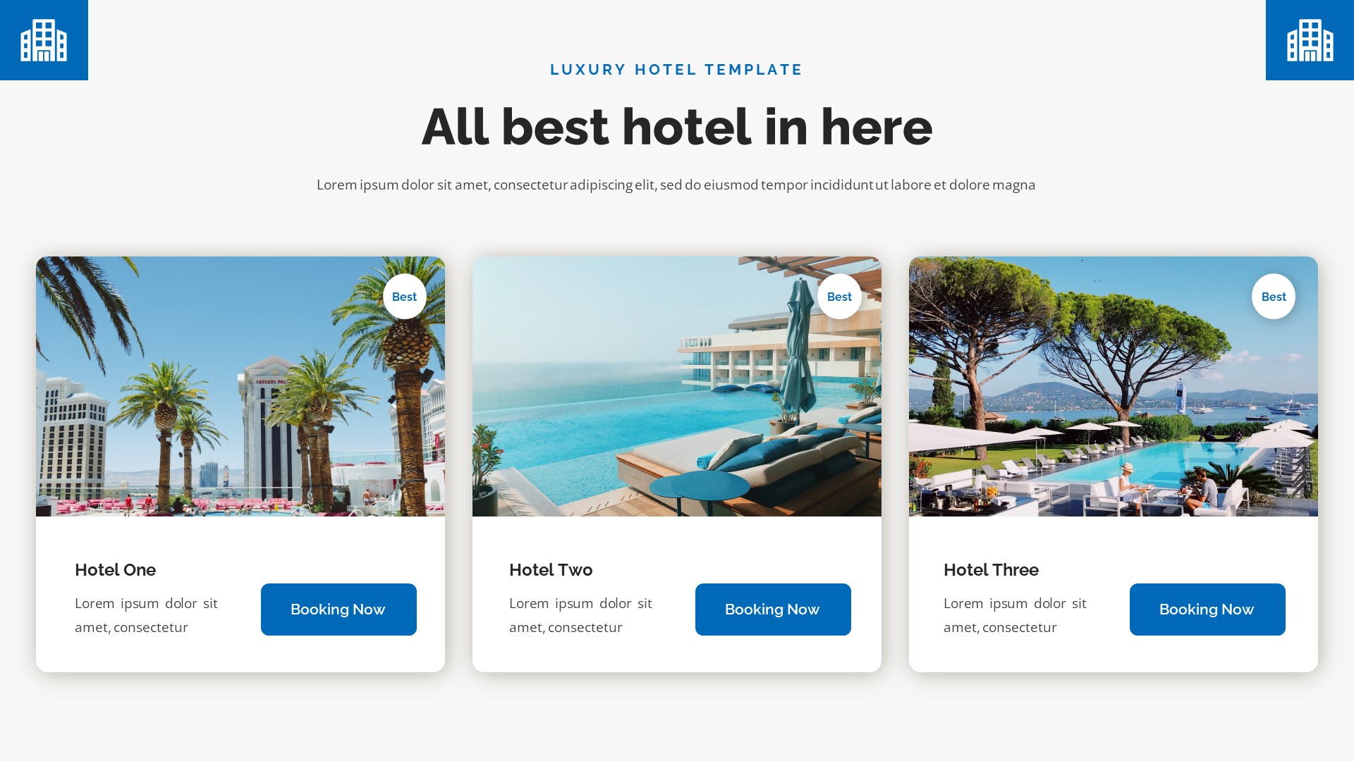 Gracia - Luxury Hotel Powerpoint Template, Presentation Templates ...