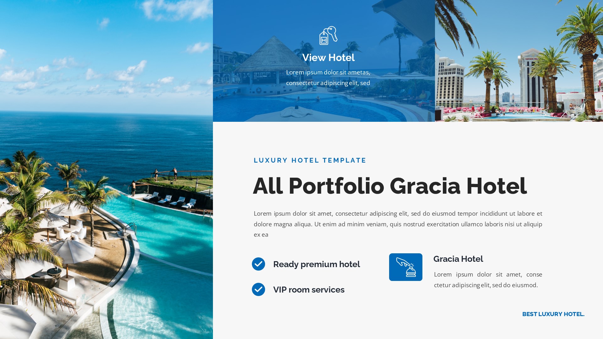 Gracia - Luxury Hotel Powerpoint Template, Presentation Templates ...