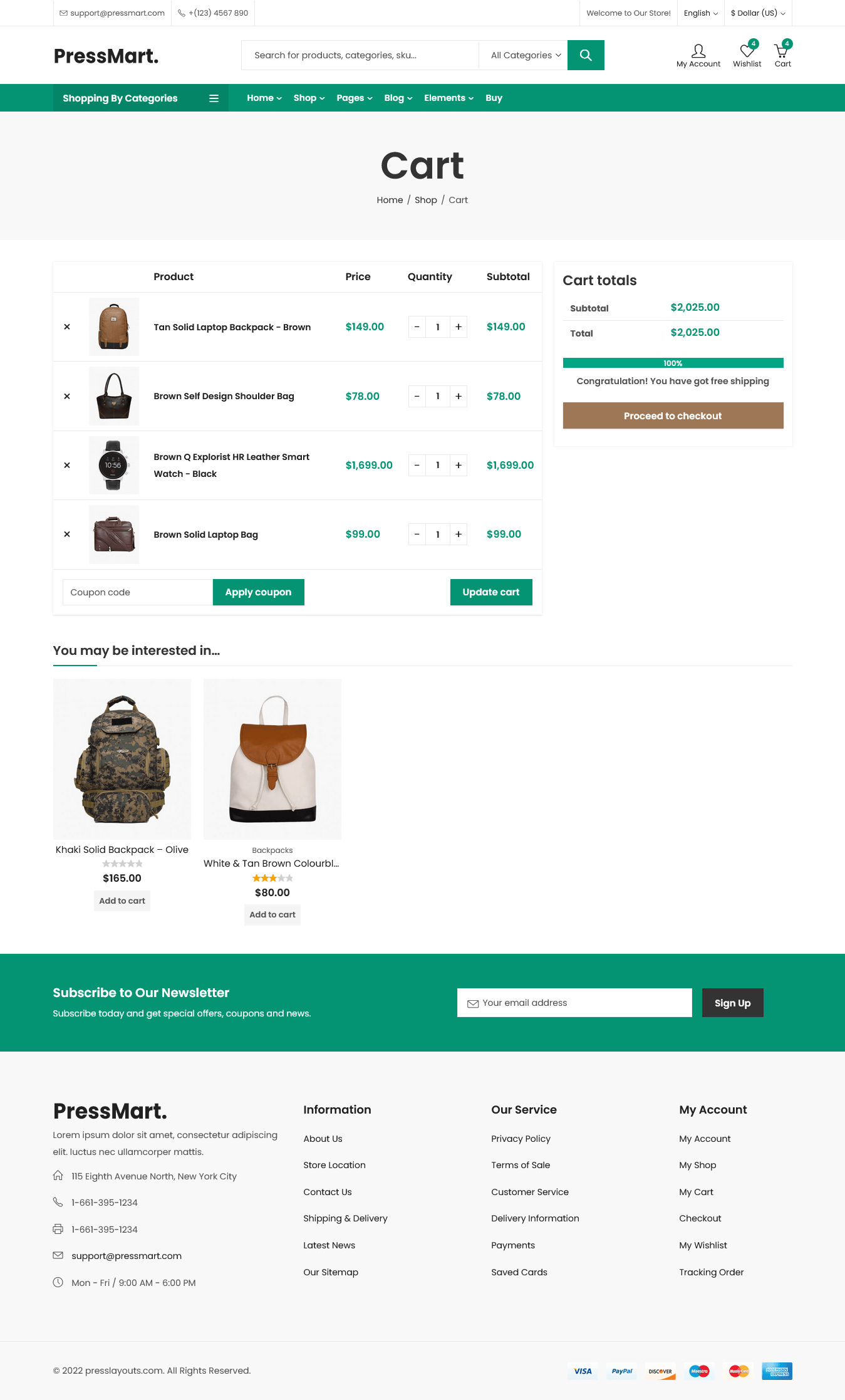 PressMart - Modern Elementor WooCommerce WordPress Theme by PressLayouts