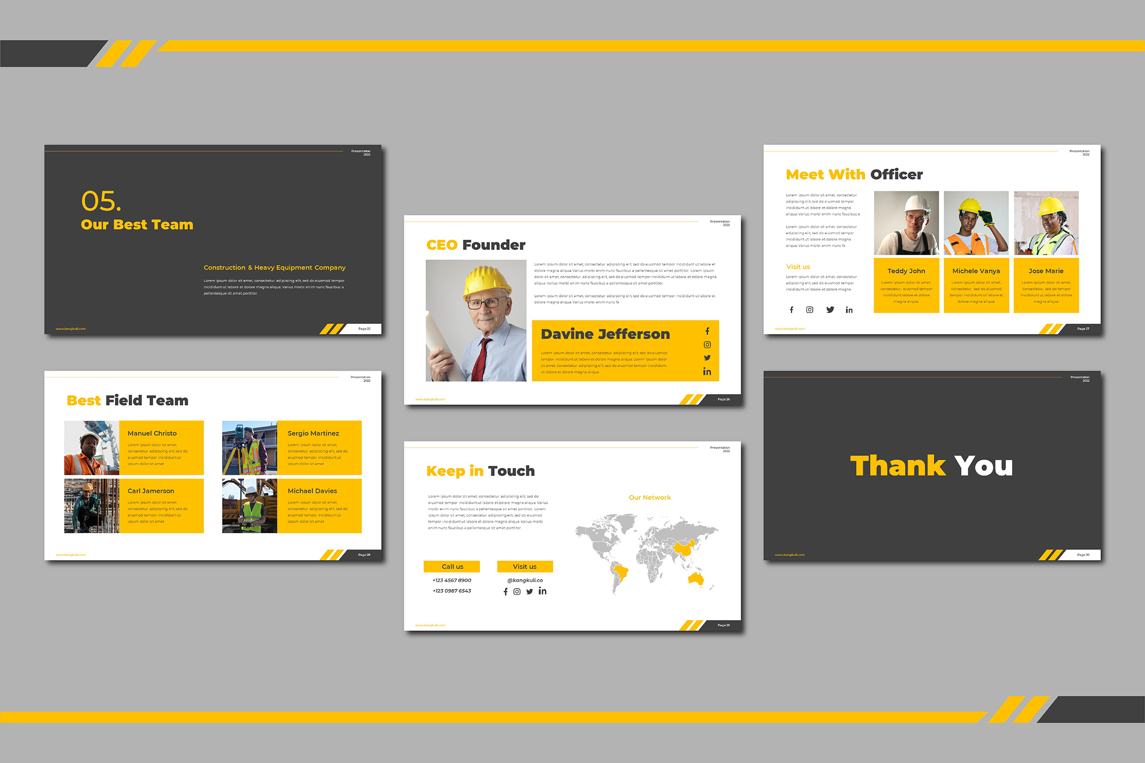 Construction & Heavy Equipment Presentation - Kangkulii, Presentation ...