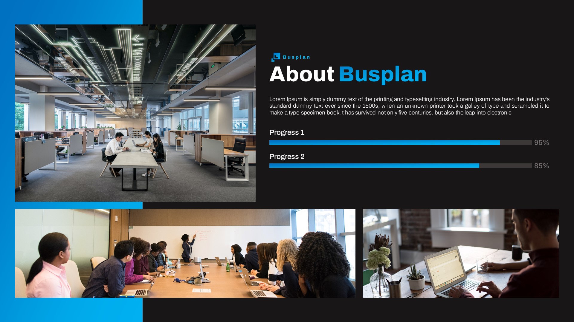Busplan - Business Powerpoint Template, Presentation Templates ...