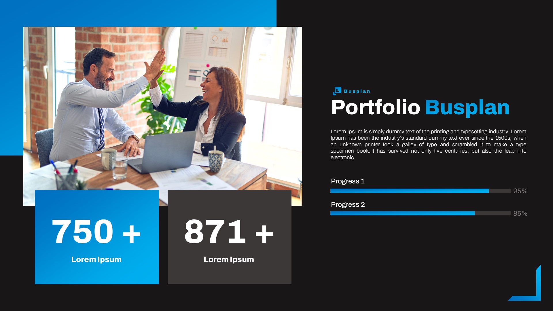 Busplan - Business Powerpoint Template, Presentation Templates ...