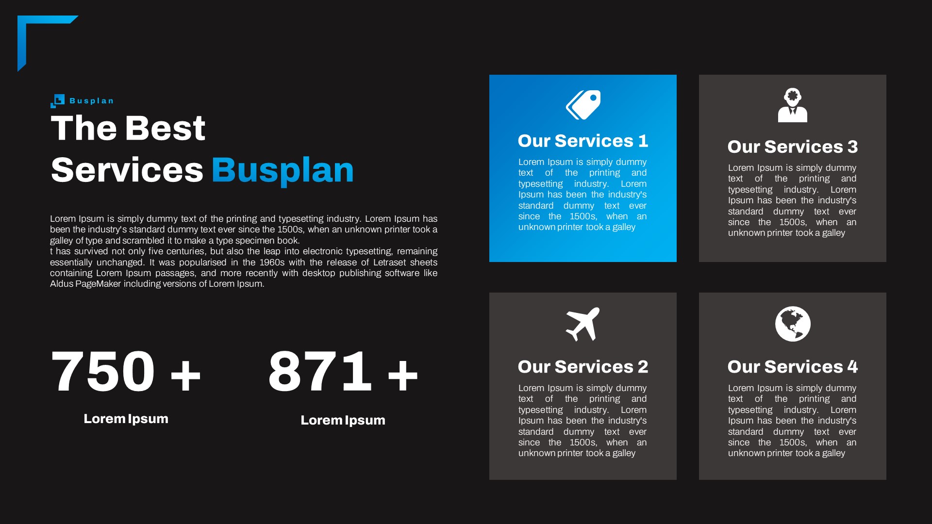 Busplan - Business Powerpoint Template, Presentation Templates ...