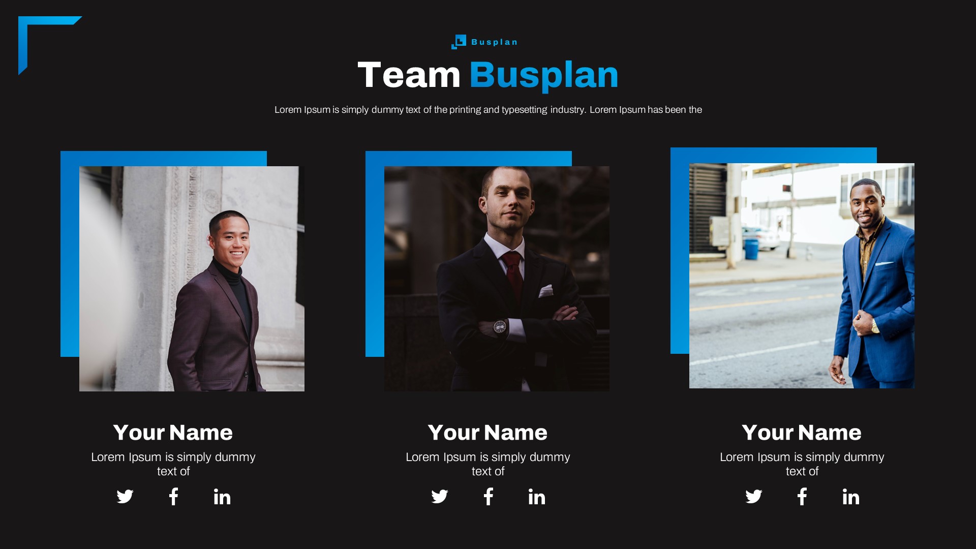 Busplan - Business Powerpoint Template, Presentation Templates ...