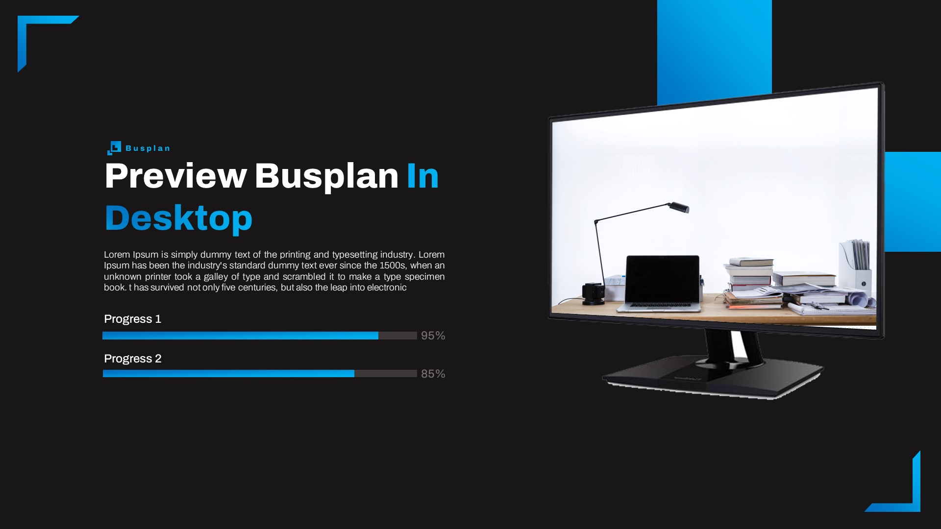 Busplan - Business Powerpoint Template, Presentation Templates ...
