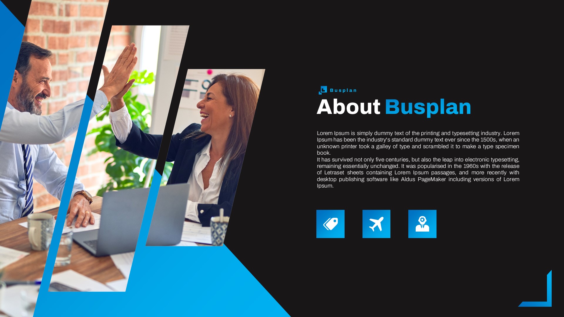 Busplan - Business Powerpoint Template, Presentation Templates ...