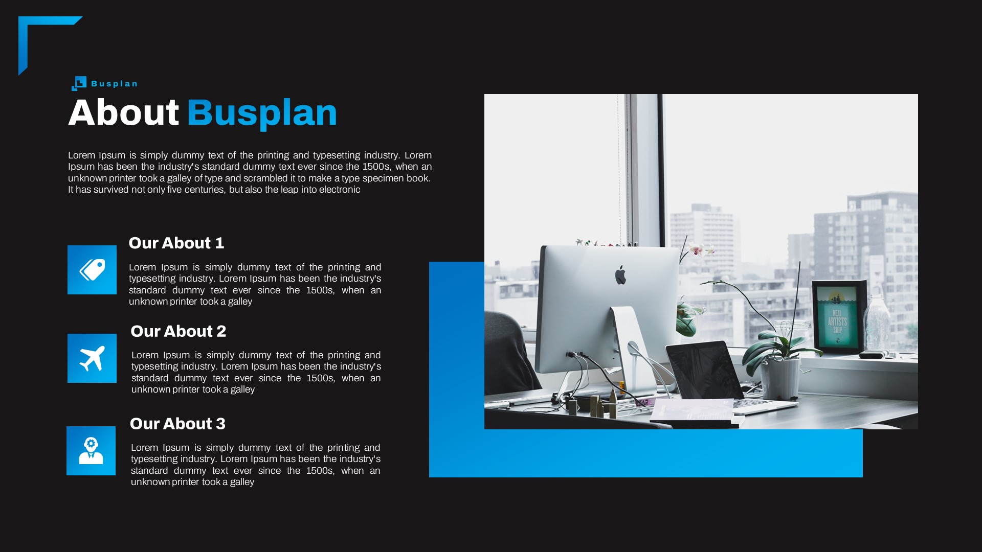 Busplan - Business Powerpoint Template, Presentation Templates ...