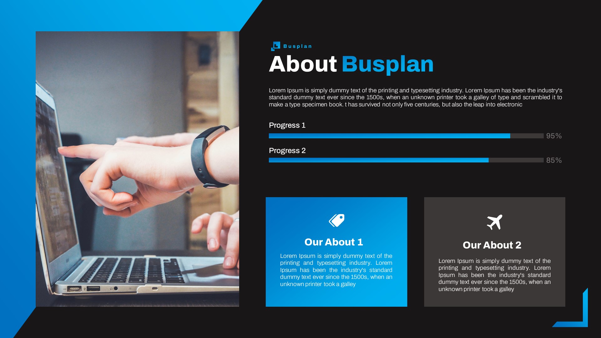Busplan - Business Powerpoint Template, Presentation Templates ...